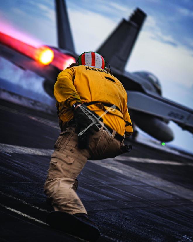 Catapult Officer | U.S. Naval Institute Photo Archives